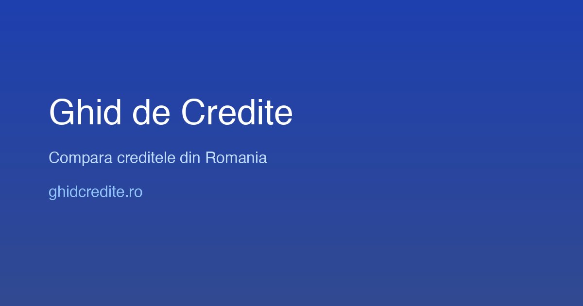 Credit Prima Casa 2026 - Conditii si Avans